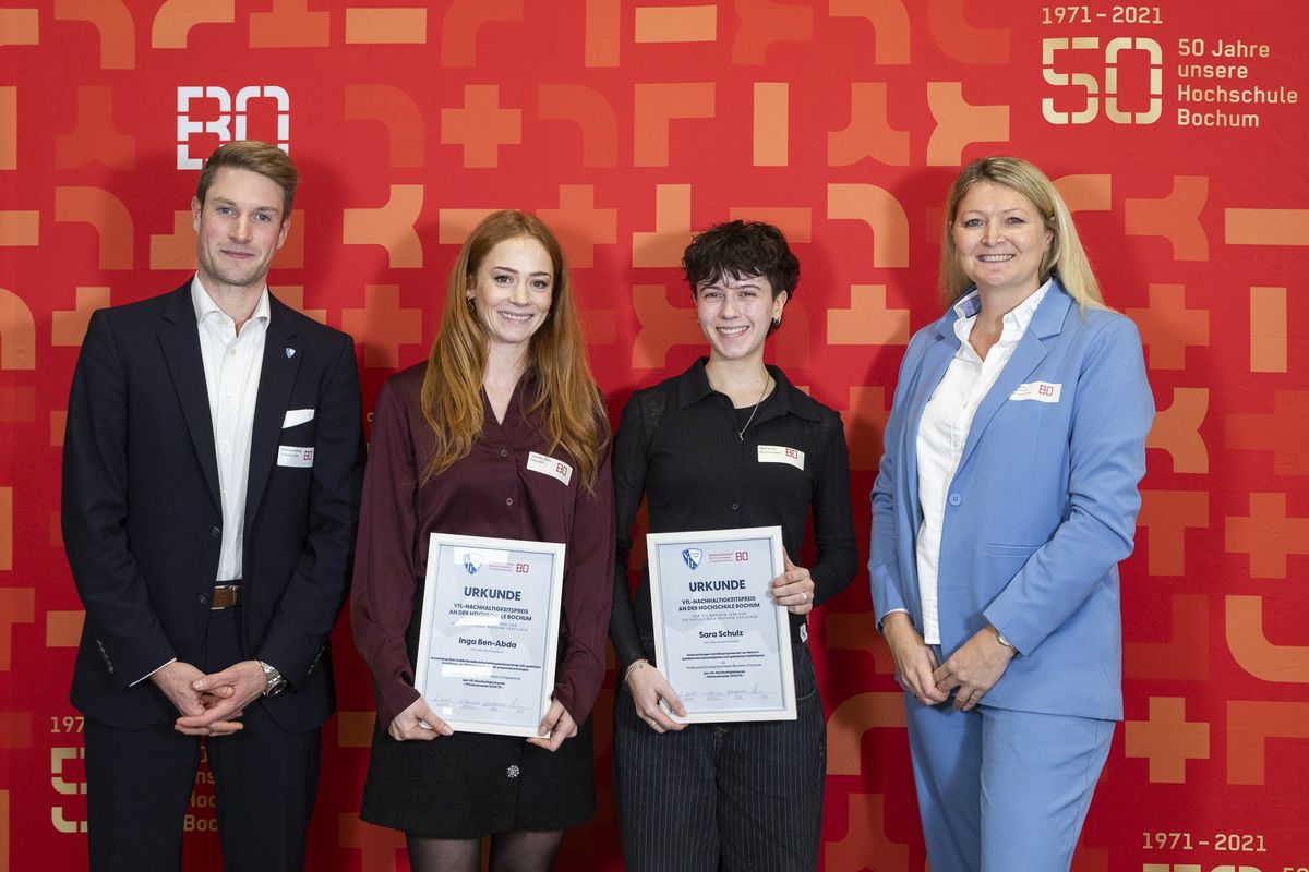 VfL Bochum 1848 verleiht erstmals Nachhaltigkeitspreise an der Hochschule Bochum