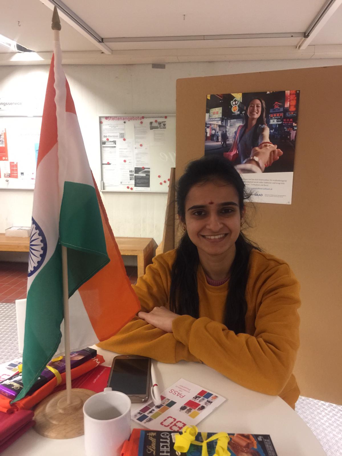 Studierendenportrait Vishali aus Indien